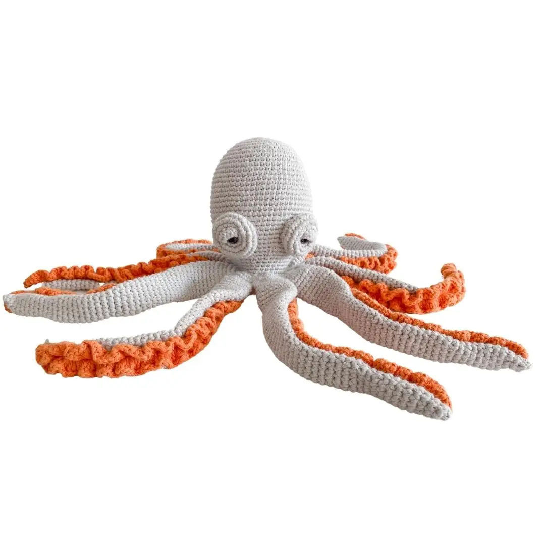 Special Stuffed Animal | Organic Cotton Octopus Toy | Handmade