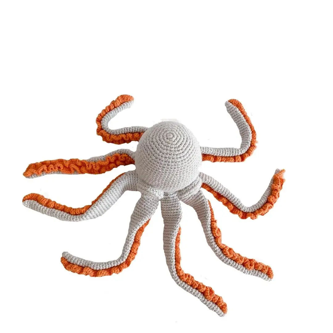 Special Stuffed Animal | Organic Cotton Octopus Toy | Handmade