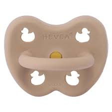 Organic Baby Gifts | Natural Rubber Pacifier | Tan Beige