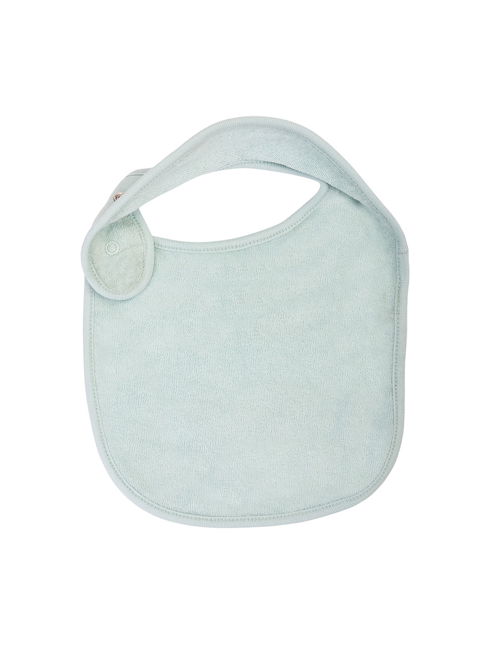 Organic Cotton Baby Bib | Soft Absorbent Terry Cloth | Sky Blue