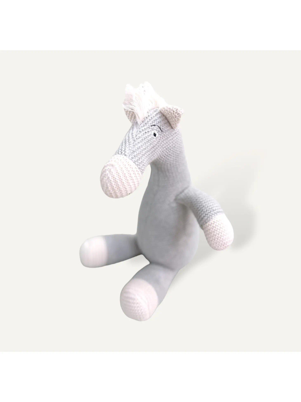 Organic Stuffed Animal | Hand Knit | Horse Toy