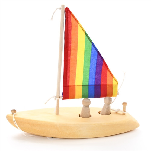 Wooden Toy Boat | Sailboat | Made in USA