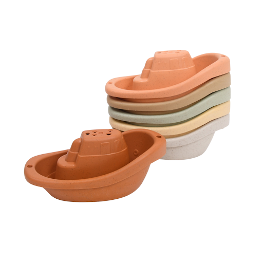 Boat Bath Toys | Stackable Boats | Ecofriendly | non-plastic