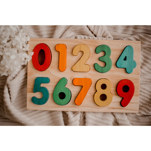 Wooden Number Puzzle | 1-9 | Montessori Learning Toy