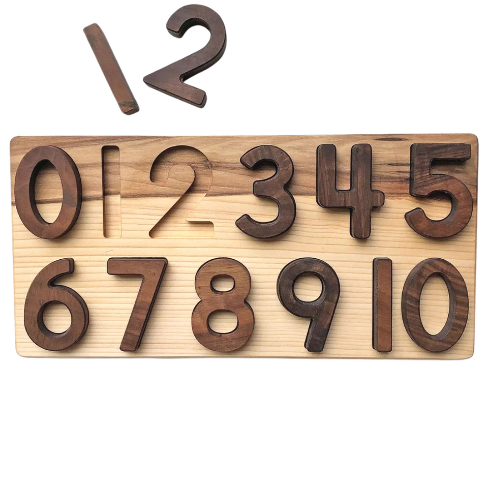 Wooden Numbers Puzzle | 1-10