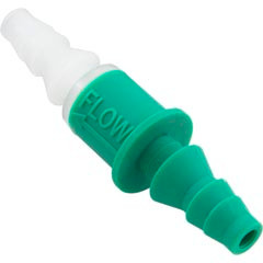 Ozone Check Valve, Del Ozone, 1/4" Barb x 3/8" Barb, 1/2 psi