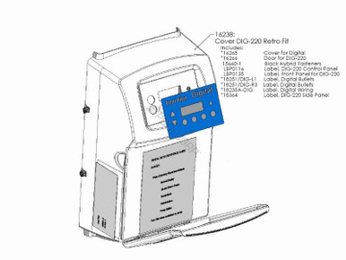 Cover, Retro Fit, AutoPilot, DIG-220, w/Labels