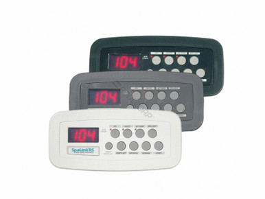 Control Panel, Jandy SpaLink RS,8 Function, w/Frame,Gry,200'