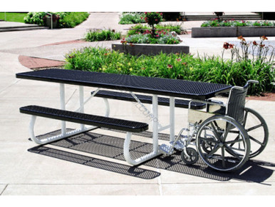 8' Rectangle Exp Steel Handicap Table