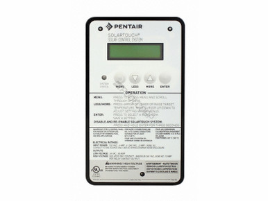 Pentair Solartouch Control Panel Circuit Board Assembly