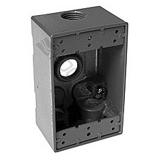 4.75" Hole Single Gang Wp Box