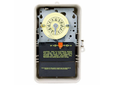 Dpst Beige Timer Plas Indoor/Outdoor 220V 40 Amp