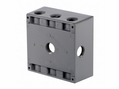 2-Gang Box W/ 7 .5" Holes Side Entry