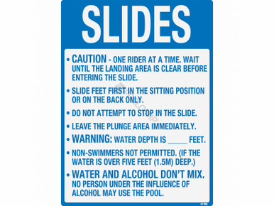 18"X24" Slide Rules Sign