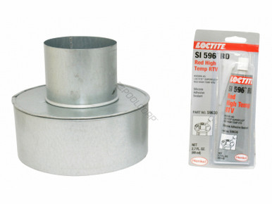 4"X8" Max-E-Therm Metal Flue Collar