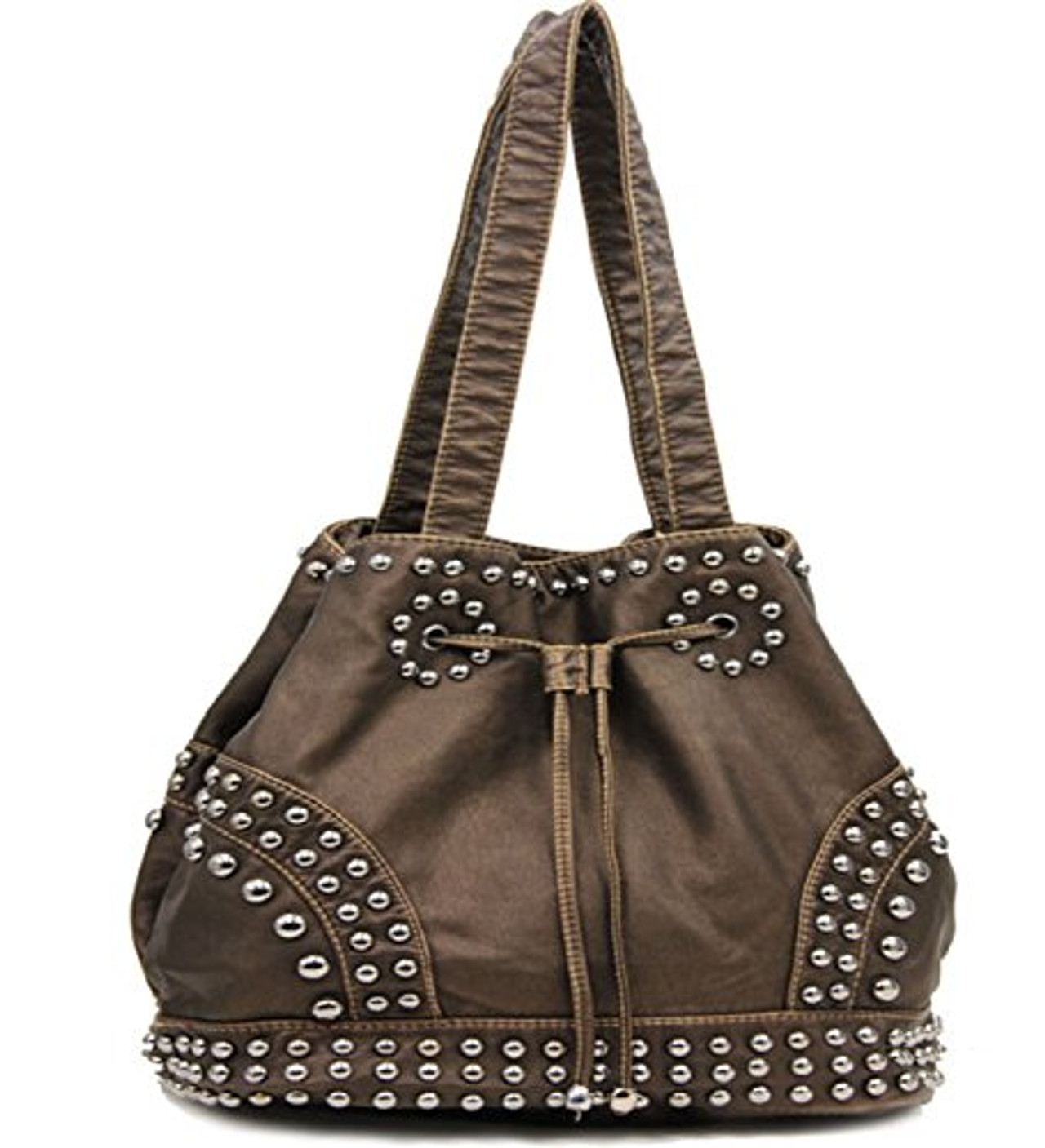 Bronze Retro Designer Inspired Tassle Purse