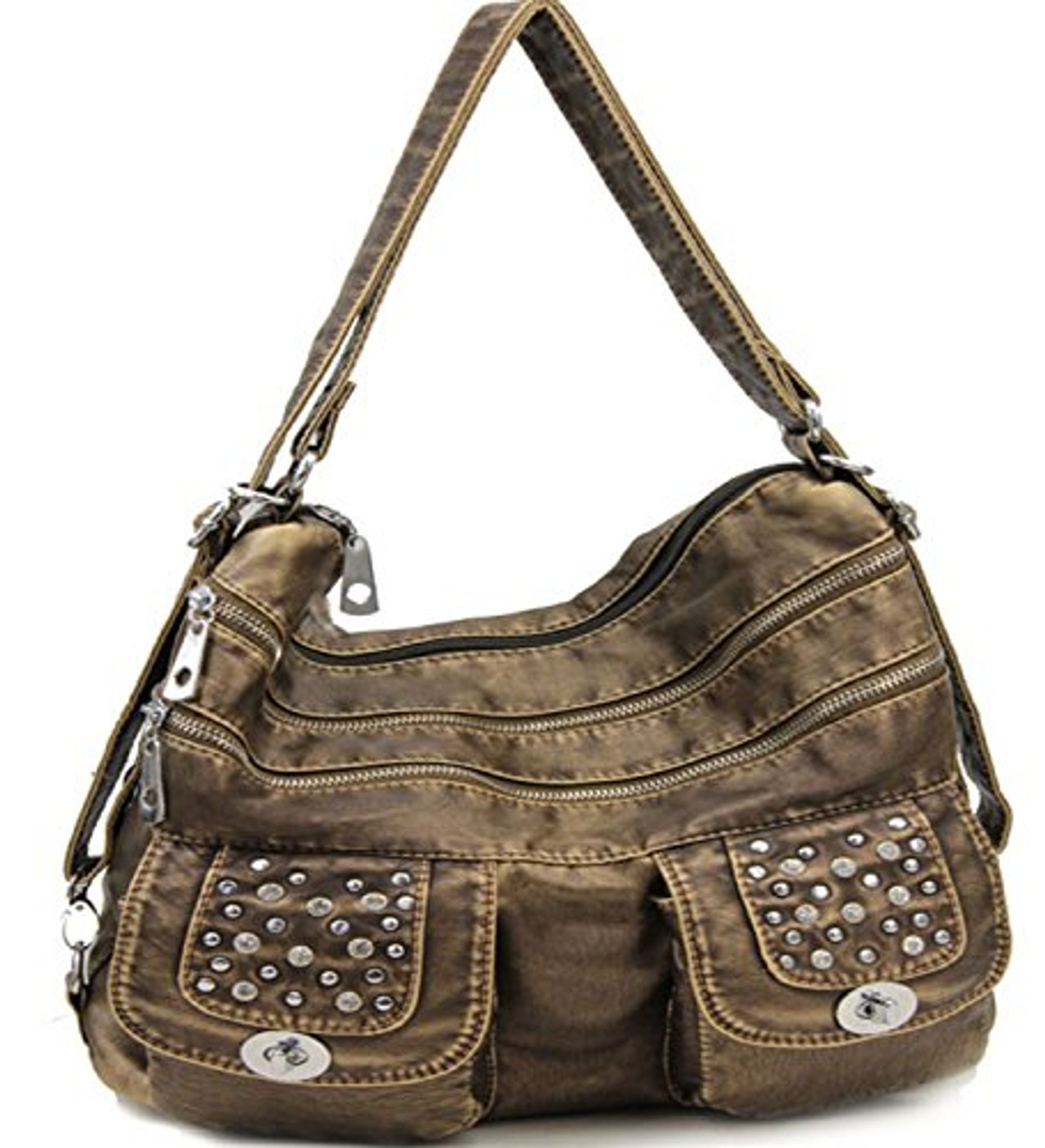 Bronze Retro Designer Inspired Tassle Purse
