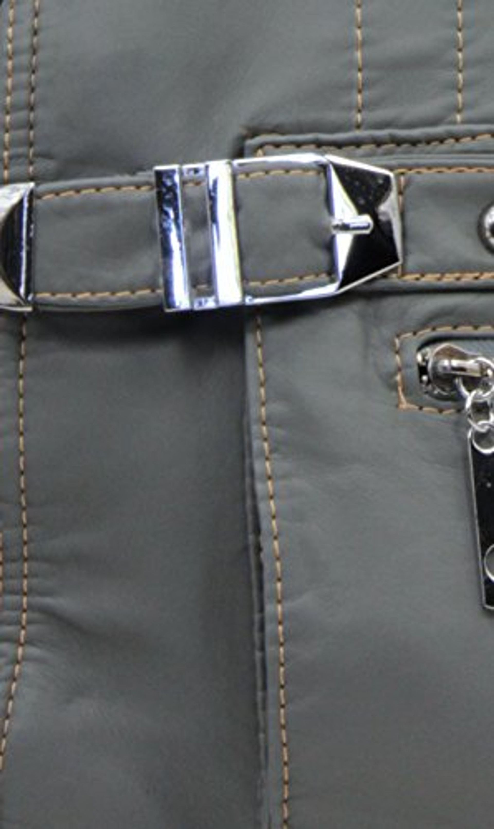 Grey Retro Designer Inspired Purse