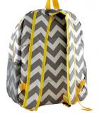 Grey and Yellow Chevron Backpack W Matching Lunch Bag - Handbags, Bling ...