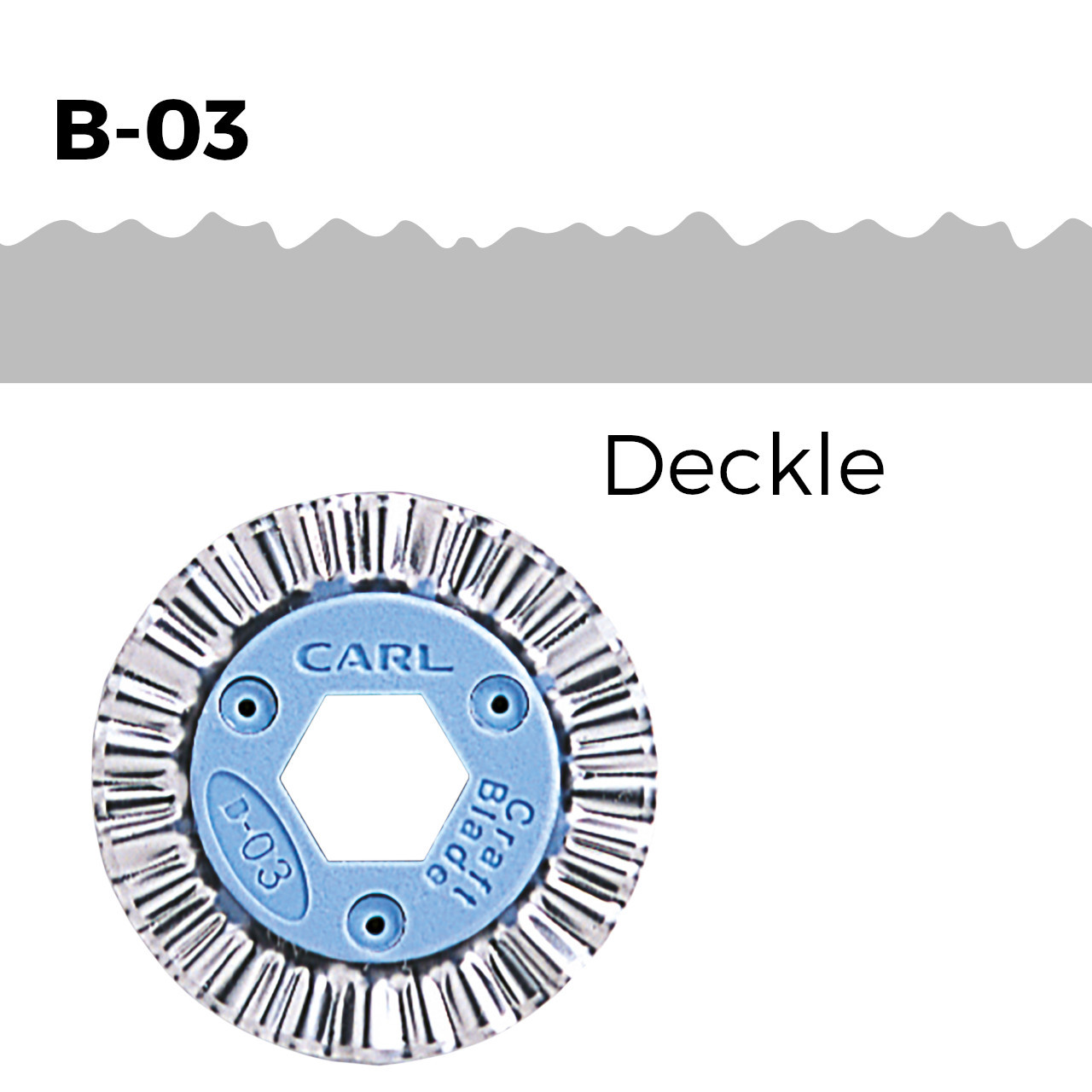 B-03 Replacement Deckle Blade | CARL