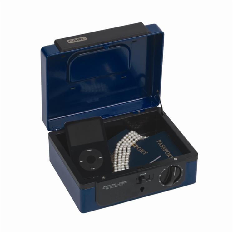 CB-8350 Dual Lock Steel Security Box with Key and Combination Access