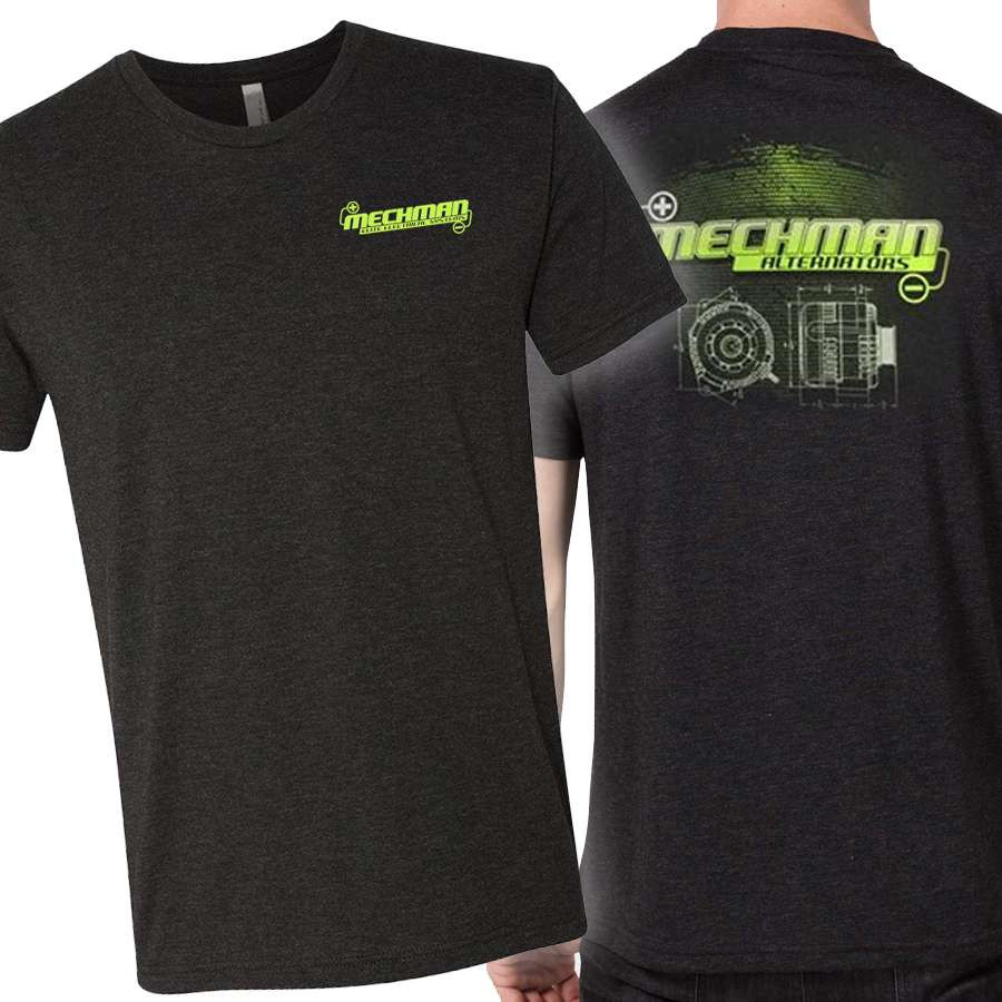 Mechman Logo T-Shirt - Men's Sizes - Mechman Alternators