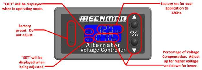 MM-VC1 2005> GM 2pin RVC voltage controller - Mechman Alternators