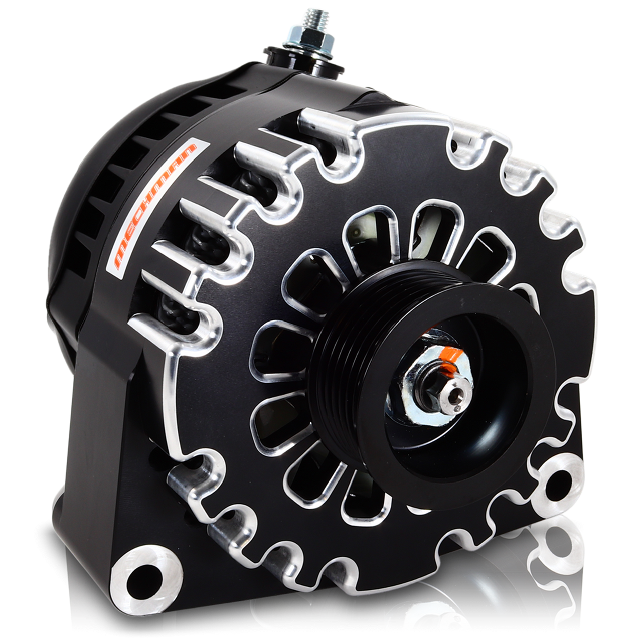 One wire black 240 Amp Racing Alternator GM Truck LS Engine Swap