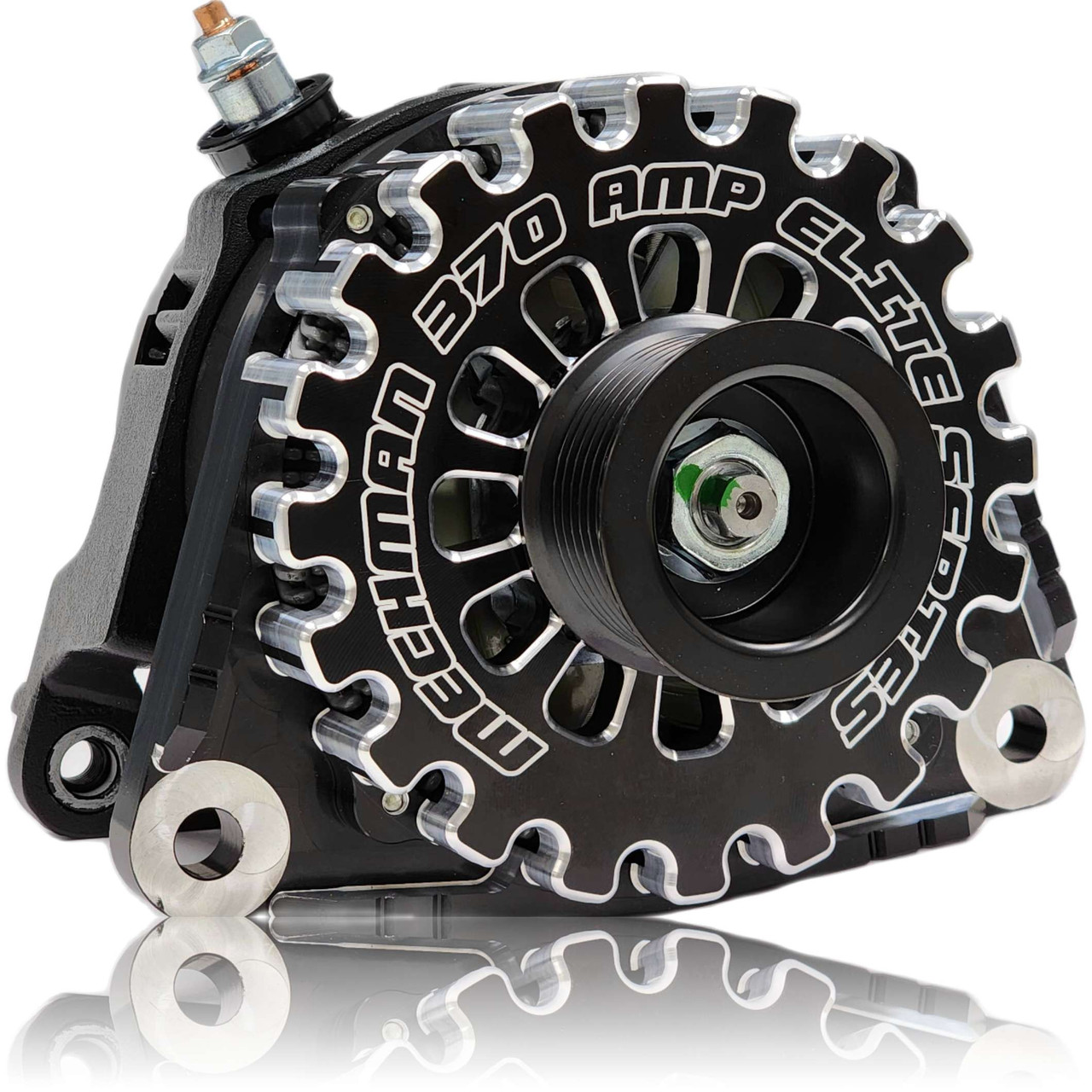 370 Amp Billet high output alternator for early Dodge Ram - Mechman ...