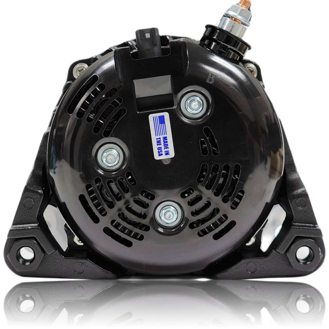 370 amp Billet high output alternator Dodge Ram Hemi - Mechman Alternators