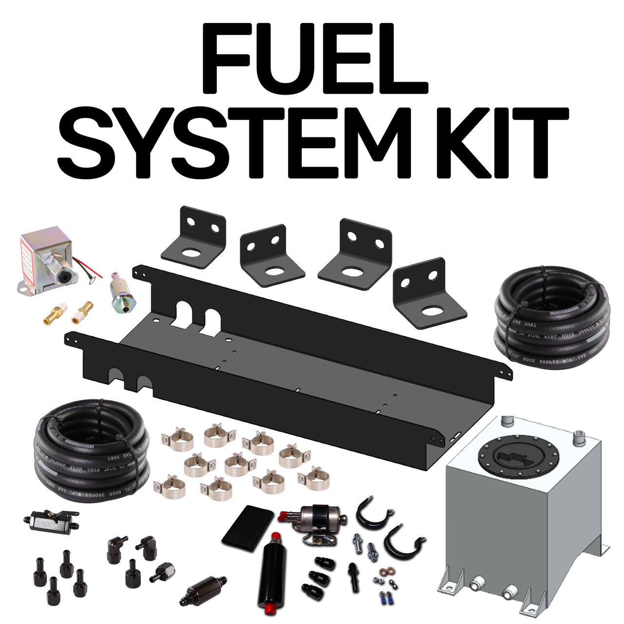 Fuel Tank / Line Kit (For Mechman Running Engine Stand) - Mechman ...