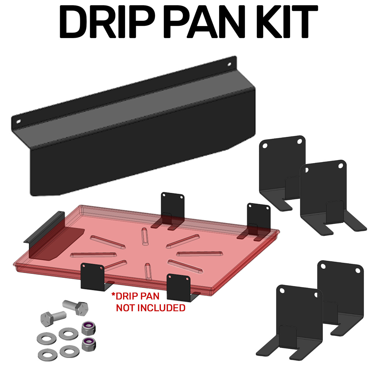Drip Tray Kit (For Mechman Running Engine Stand) - Mechman Alternators