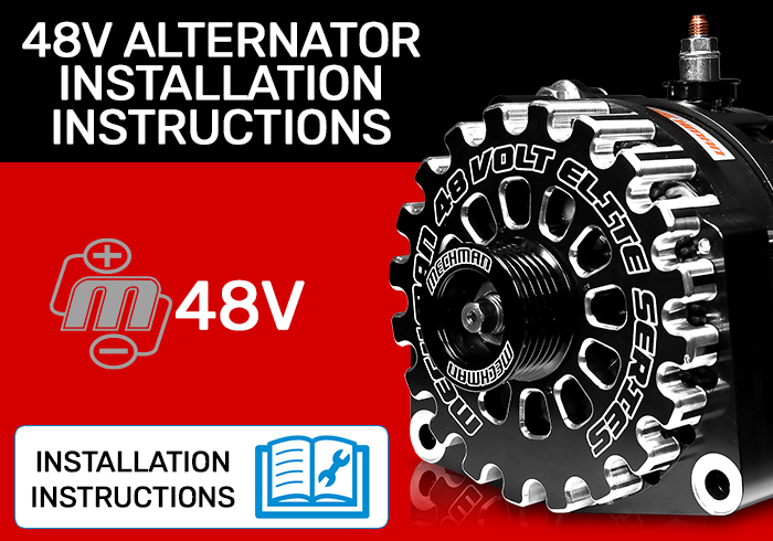 48v Alternator Installation Instructions - Mechman Alternators
