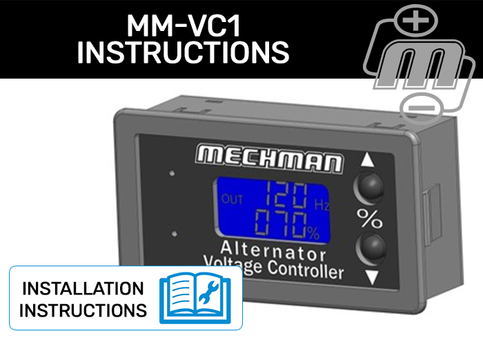 MM-VC1 Instructions - Mechman Alternators