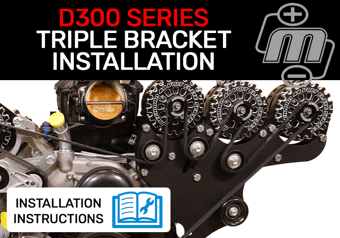 Mechman Alternators Triple Bracket Installation - Mechman Alternators