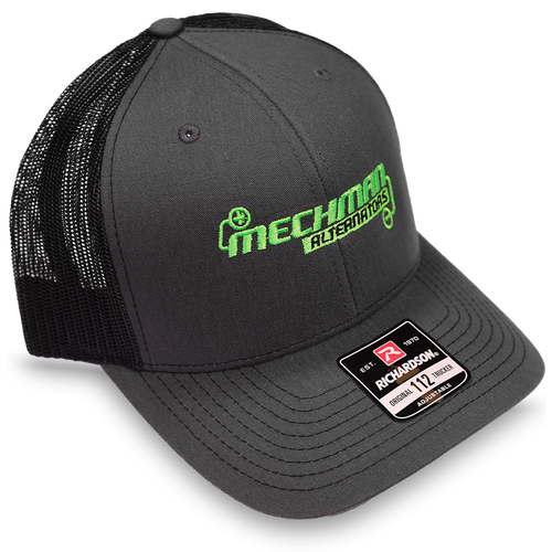 Classic Charcoal / Black Mechman Cap - Mechman Alternators