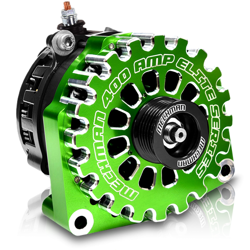 High Output 400A large case BILLET alternator for 2001-2007 GM truck 6 ...