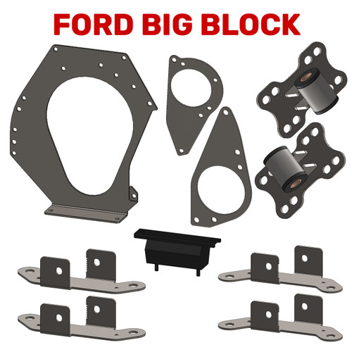 Big Block Ford Engine Mounting Kit (For Mechman Running Engine Stand ...