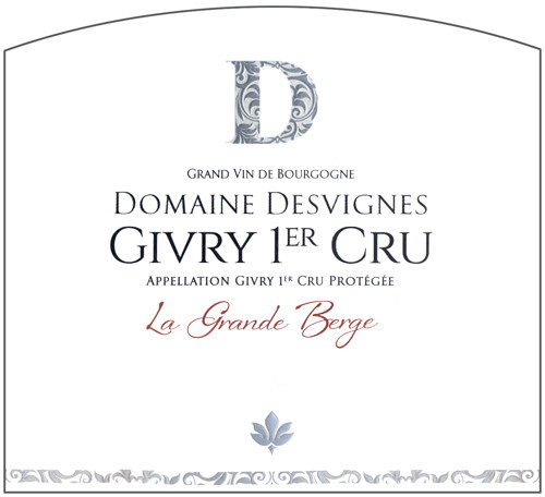 Givry Premier Cru La Grande Berge Domaine Desvignes 2021 DE - Moore ...