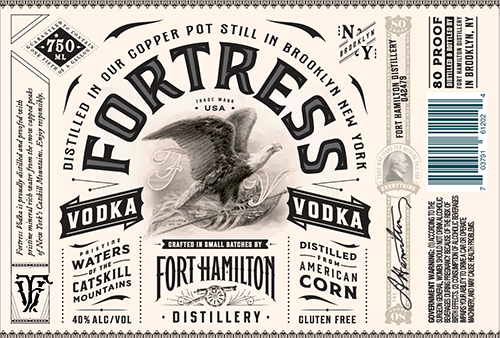Fortress Vodka Fort Hamilton Distillery NY - Moore Brothers Wine Company
