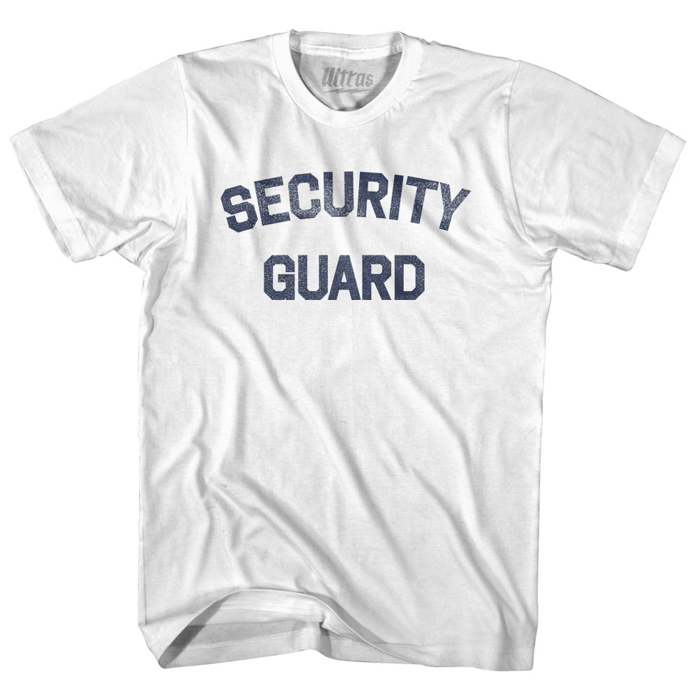 Security Guard Youth Cotton T-shirt - White