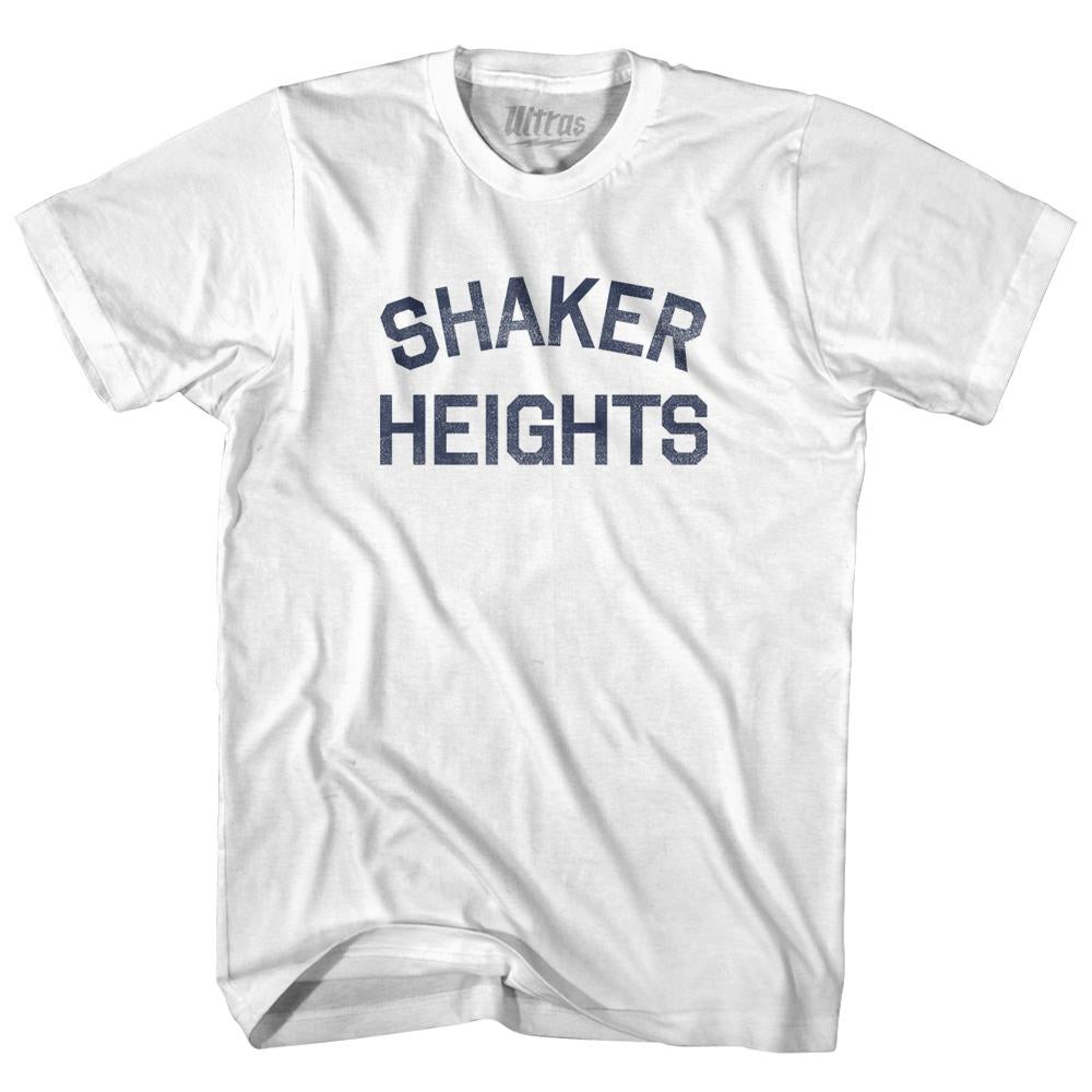 Shaker Heights Adult Cotton T-Shirt-White