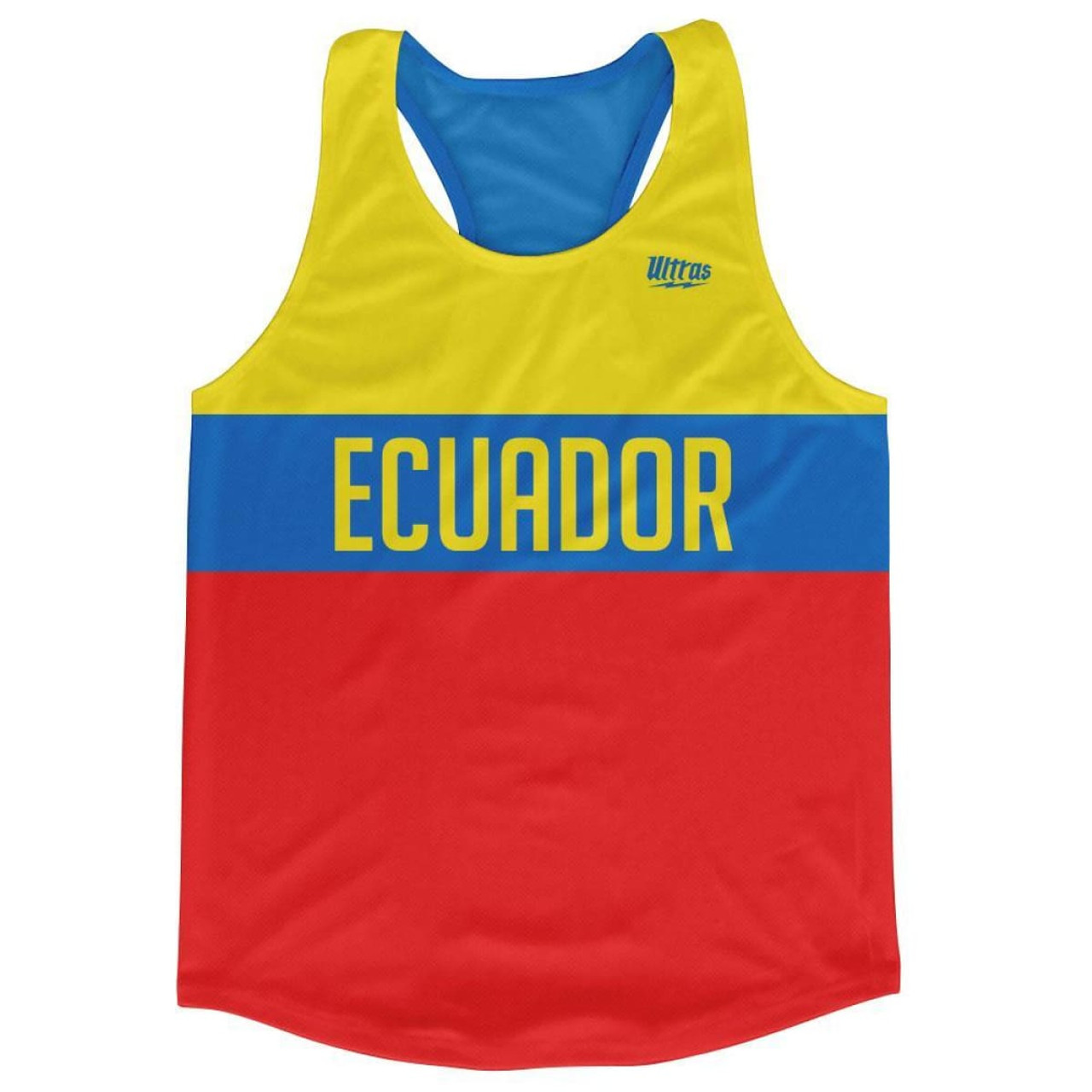 Ecuador Country Finish Line Running Tank Top Racerback Track And Cross