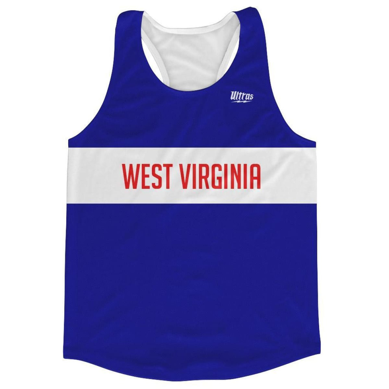 West Virginia Finish Line Running Tank Top Racerback Track And Cross