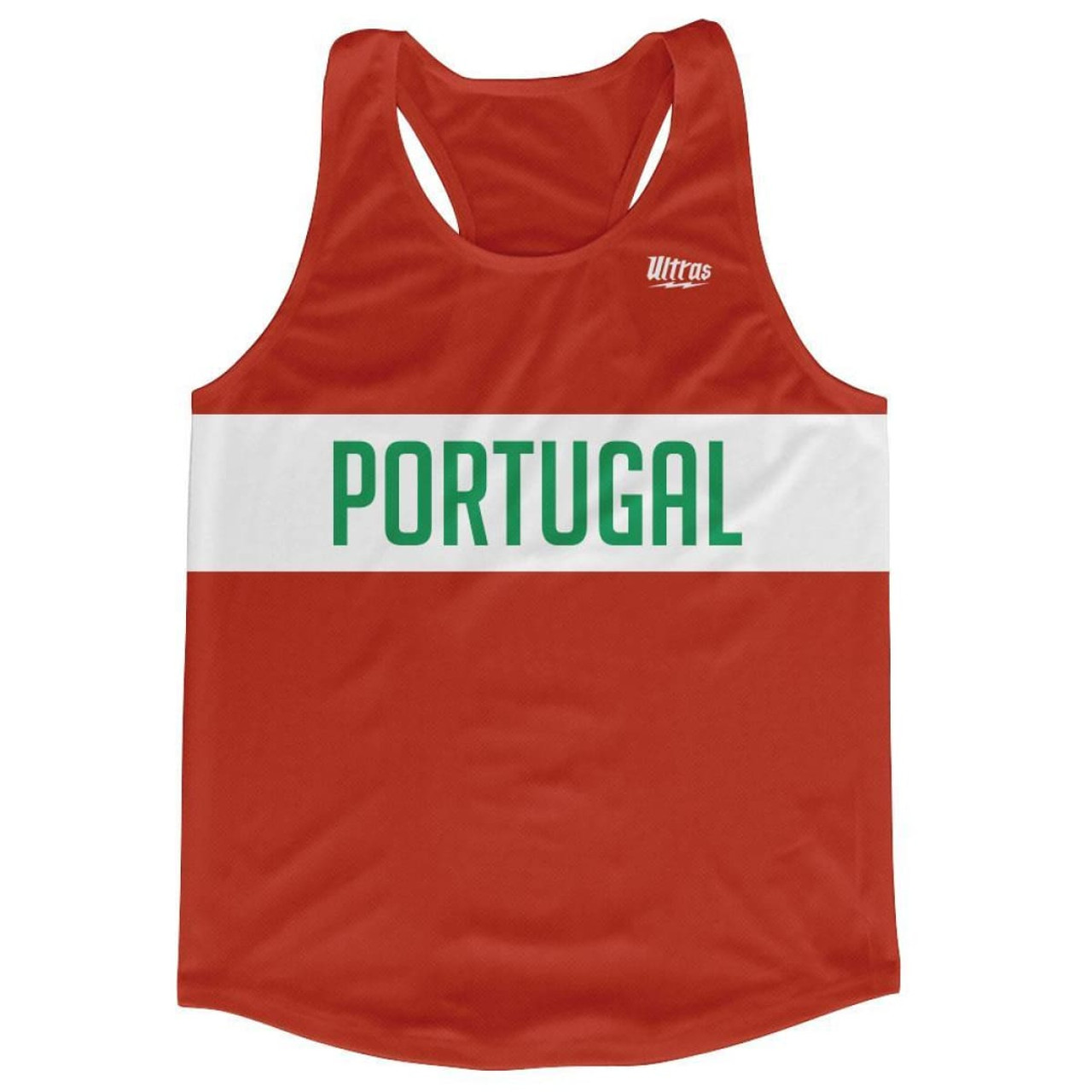 Portugal Country Finish Line Running Tank Top Racerback Track And Cross