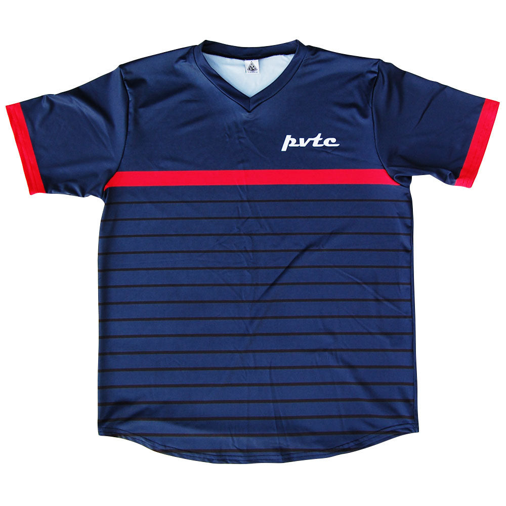 PVTC Navy Soccer Jersey Made In USA-Navy