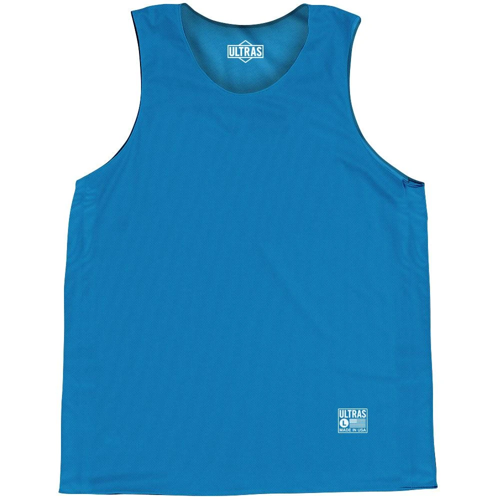 Blue Surf Blank Basketball Practice Singlet Jersey Blue Surf Made in ...