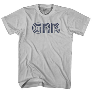 Green Bay Airport GRB Adult Cotton T-shirt - Cool Grey