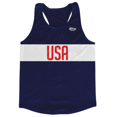 USA Finish Line Running Tank Top Racerback Track and Cross Country ...