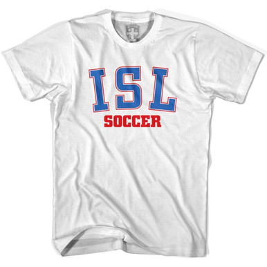 Iceland ISL Soccer Country Code T-shirt-Adult-White